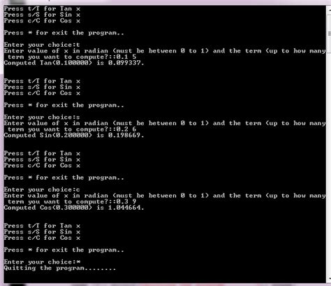 solved write two functions to compute the values of cos x