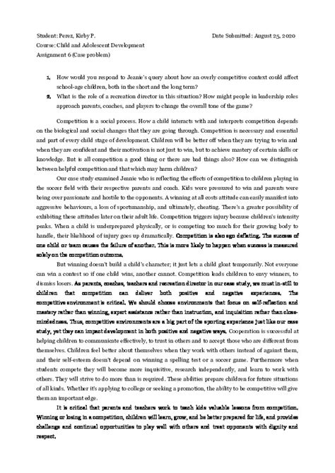 Assignment 6 Case Problem Pdfcoffee Com