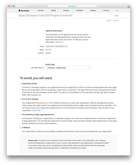 Apple Developer Enterprise Program 4D For IOS