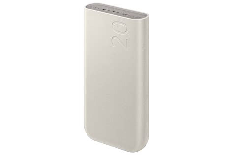 45w 20 000 Mah Wireless Battery Pack Beige Samsung Us