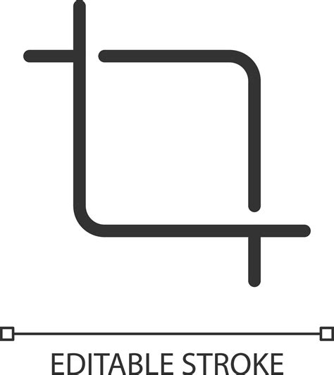 Crop Picture Pixel Perfect Linear Ui Icon Photography Composition Resizing Tool GUI UX