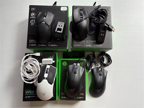 Razer Deathadder Ergo Viper Basilisk Gaming Mouse Lot Of 5 Auction 0008 2567775 Grays