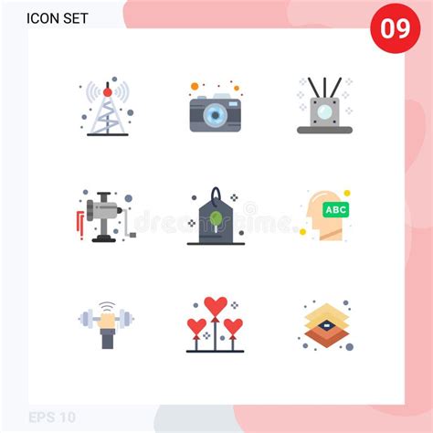 9 Flat Color Concept For Websites Mobile And Apps Party Celebration
