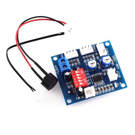 PWM Temperature Probe Speed Controller Board Control Module Buzzer DC V A CPU Fan High Temp