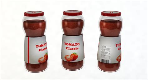 3d Generic Souce Jar Turbosquid 1194985