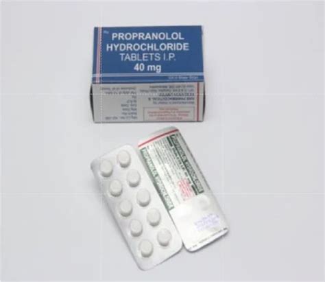 Propranolol Hcl 40 Tab At ₹ 34 30 Stripe Doxy Tablets In Karimganj Id 2851606896533