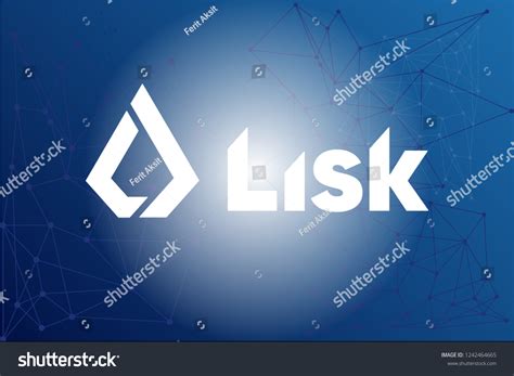 Lisk Lsk Cryptocurrency Vector Network Illustration Stock Vector Royalty Free 1242464665