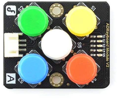 Dfrobot Adkeyboard V2 Klaviatūros Modulis Su Spalvotais Mygtukais
