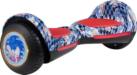 Buy Sonic The Hedgehog Hoverboard With Light Up Wheels Hover Play 3 Mile Range 6 Mph Speed
