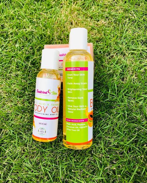 Kojic Acid And Papaya Brightening Body Oil