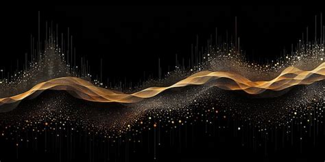 Premium Ai Image Generative Ai Abstract Golden And Black Colors