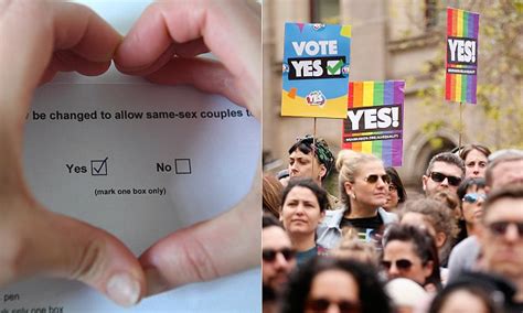 Million Australians Vote In Same Sex Marriage Survey Daily Mail Online