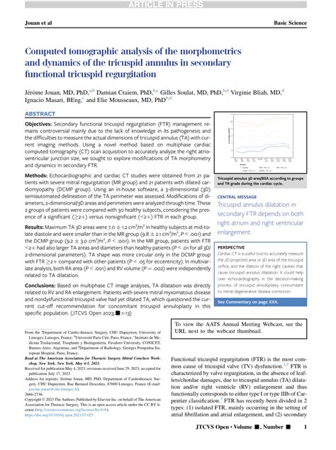 Pdf Computed Tomographic Analysis Of The Morphometrics And Dynamics