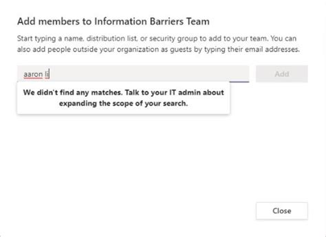 Microsoft Teams의 정보 장벽 Microsoft Learn