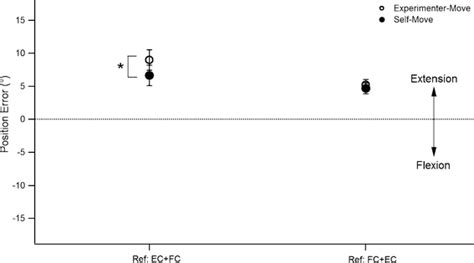 Errors In A Pointing Task When The Pointer Is Moved By The Subject Or