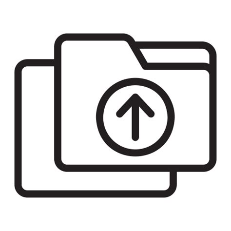 upload file folder folders ui storage icon download on iconfinder