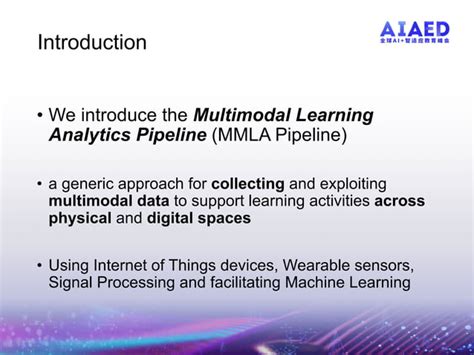 The Multimodal Learning Analytics Pipeline Ppt