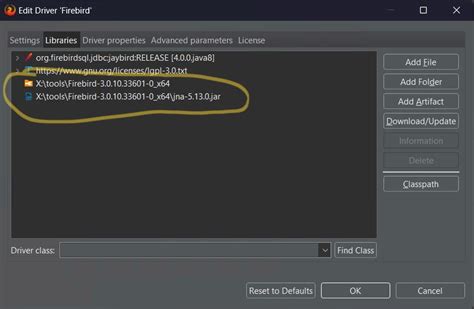 embedded firebird file not sure this is a bug with dbeaver · issue