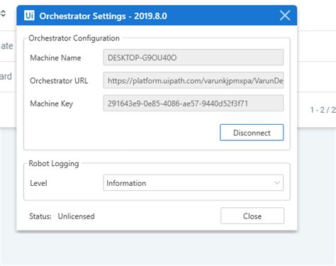Orchestrator Robot Key For Connection Help Uipath Community Forum