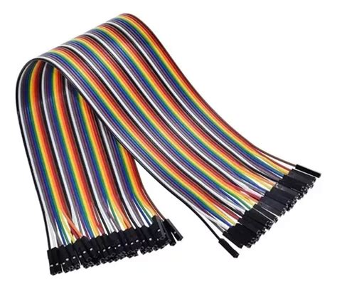 Kit Cabo Jumper Fêmea X Fêmea 20cm 40 Und Arduino Protoboard Mercadolivre