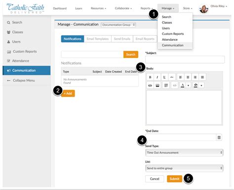 Creating Dashboard Announcements Help Center Mcfd Ncea