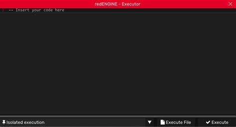 red engine lua executor lua shop