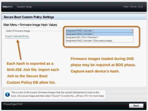 ‎need Sha 256 Hashes Of Component Firmware For Setup Secureboot Dell Technologies