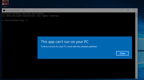 install ruby on windows 10 libraryever