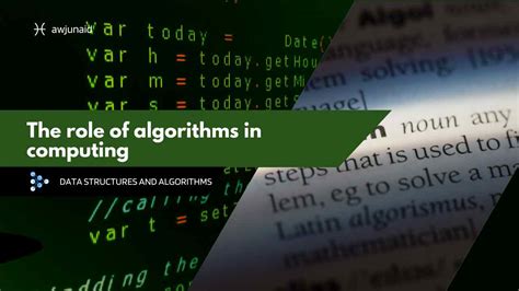 The Role Of Algorithms In Computing Abdul Wahab Junaid