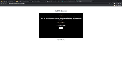 GitHub Kojoawesome Joke Generator Random Joke Generator
