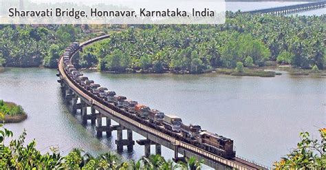 Sharavati Bridge Honnavar Karnataka India The Sharavati Bridge Is A