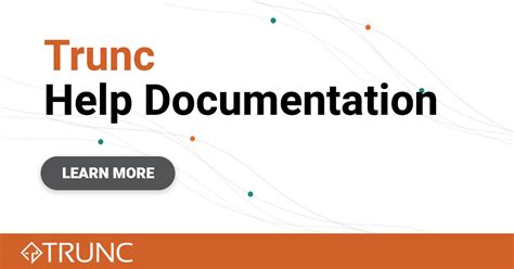 trunc help documentation