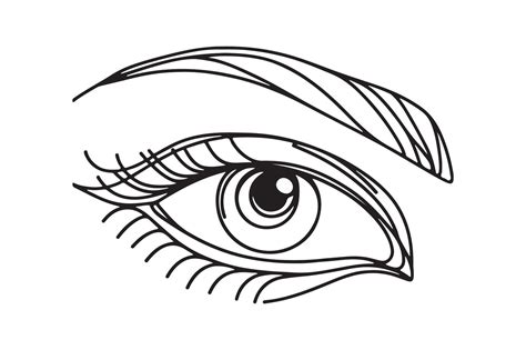 Single Continuous One Line Art Eye 50273778 Vector Art At Vecteezy