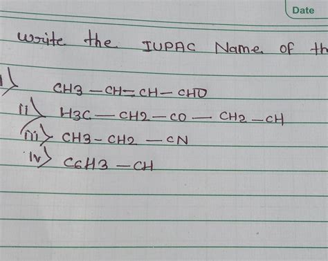What Is The Iupac Name Of The Following Clutch Prep