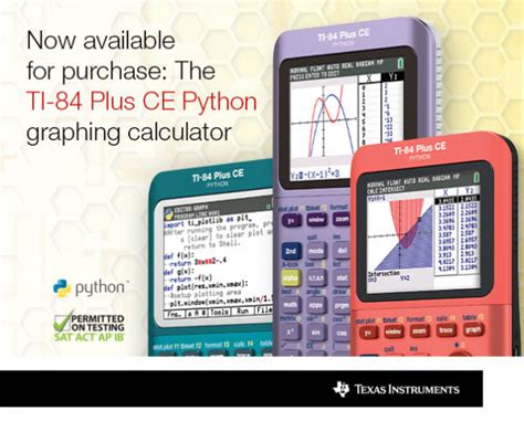 The TI 84 Plus CE Python Edition Now On Sale In The US Python Calculator TXInstruments
