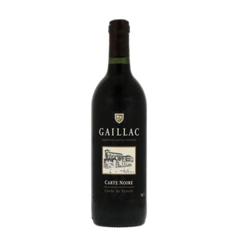 Vin rouge AOP Gaillac PRIVILEGE CARTE NOIRE : la bouteille de 75cL à ...