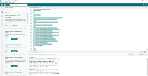 Strange Characters When Running In Serial Monitor Programming