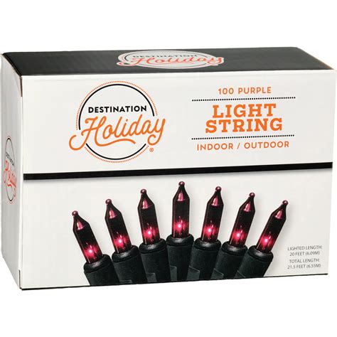 Destination Holiday Halloween String Lights Purple Shop Seasonal