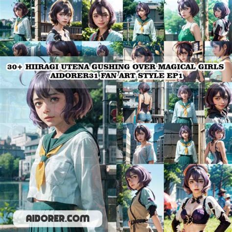30 Hiiragi Utena Gushing Over Magical Girls Aidorer31 Fan Art Style