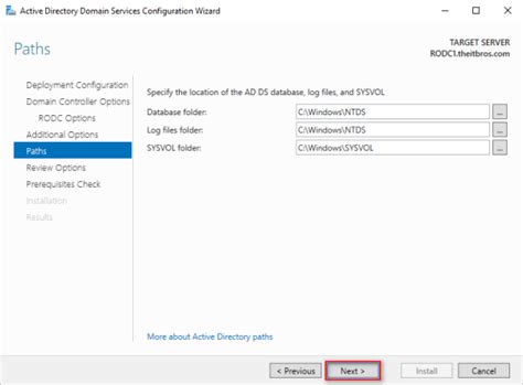 how to install and configure read only domain controller rodc