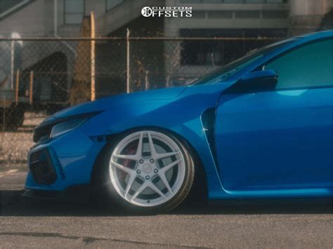 2021 Honda Civic With 18x10 5 12 Kansei Astro And 225 40r18 Land Golden