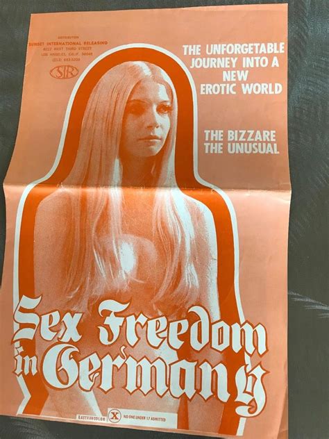 Original Sex Freedom In Germany Pressbook 1971 Bizarre Unusual Eroticisms 1947990849 Original Sex Freedom In Germany Pressbook 1971 Bizarre Unusual Eroticisms 1947990849