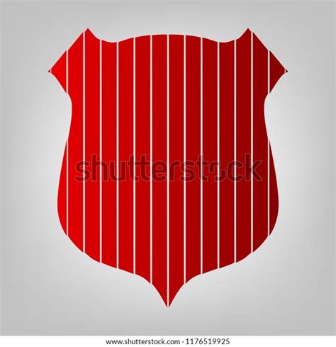 Shield Icon Vector Vertically Divided Icon Stock Vector Royalty Free