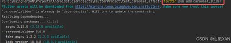 Flutter 学习之旅 之 Flutter 使用 Carouselslider 简单实现轮播图效果flutter
