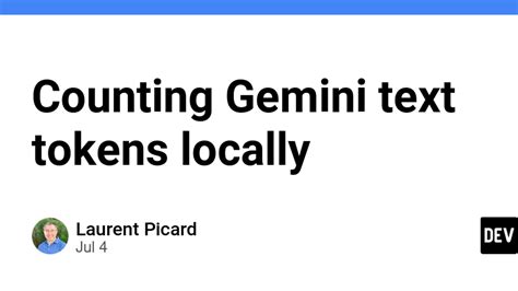 How To Calculate Text Tokens Locally With Gemini Sdk Fusion Chat