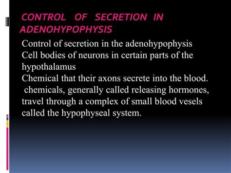 Adenohypophysis Pptx