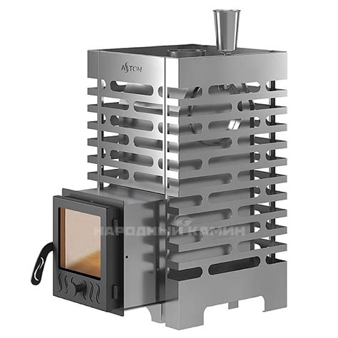 Банная печь ASTON 16 INOX со стеклом - купить в СПб за 35590 руб.