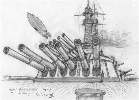 Tillman 1917 Max Battleship By Leovictor On Deviantart