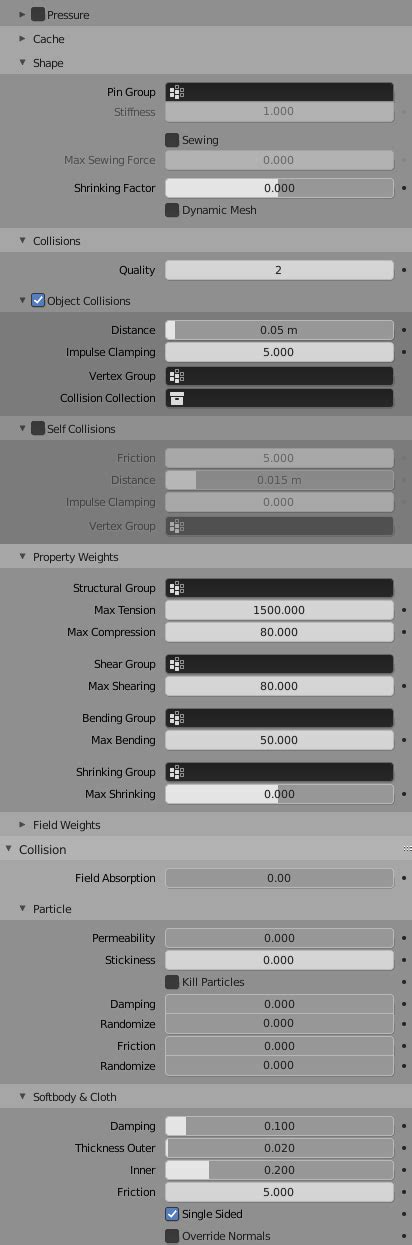 Animation How Can I Prevent Colliding Cloth Objects From Wrinkling Each Other Blender Stack