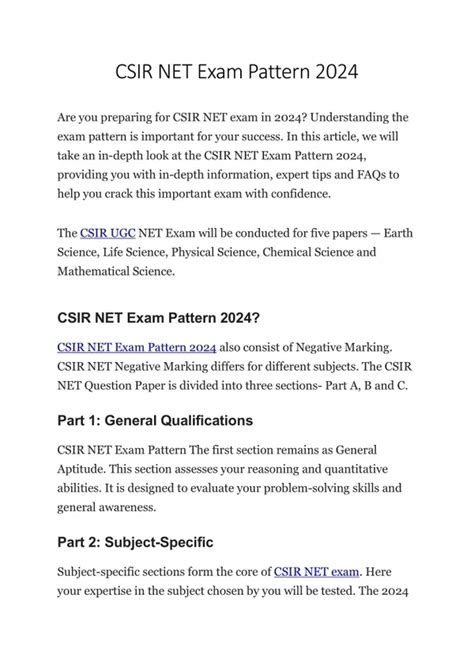 Ppt Csir Net Exam Pattern 2024 Powerpoint Presentation Free Download Id 12960740